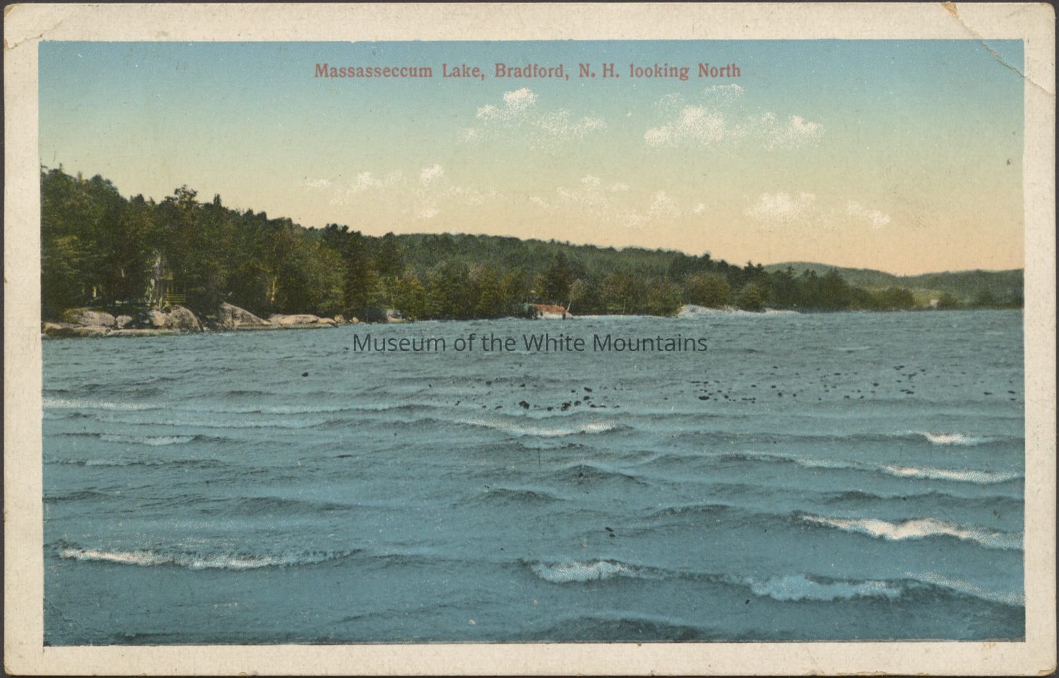 Massasseccum Lake, Bradford NH, looking North