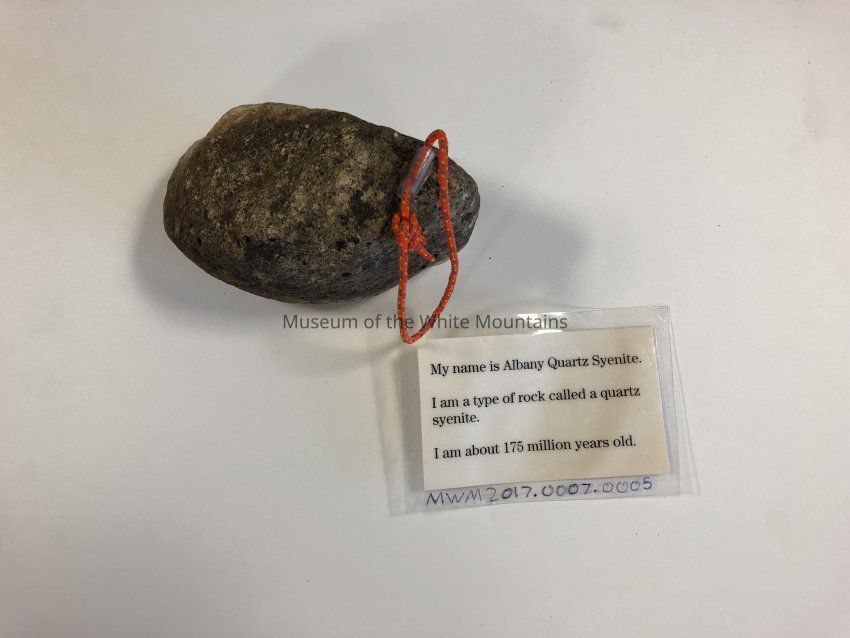 Albany Quartz Syenite Sample