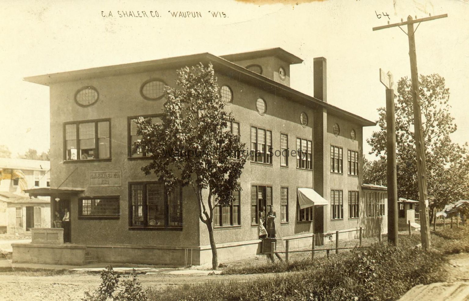 Postcard, Shaler, C.A. Shaler Co. Office