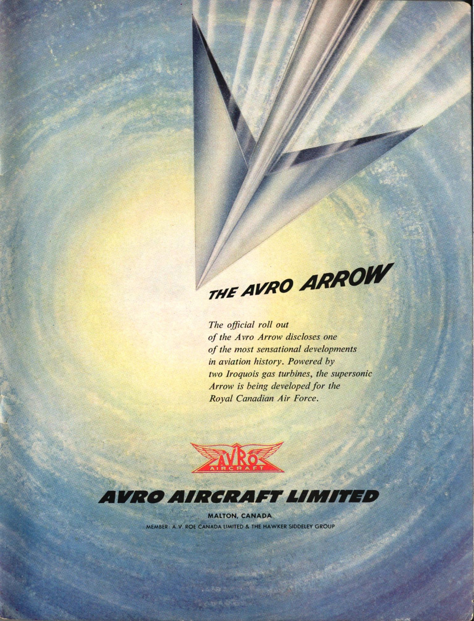 The Avro Arrow - The official rollout of the Avro Arrow discloses one ...