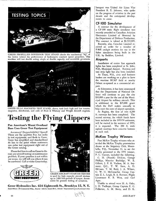 News Roundup - Dec 1952