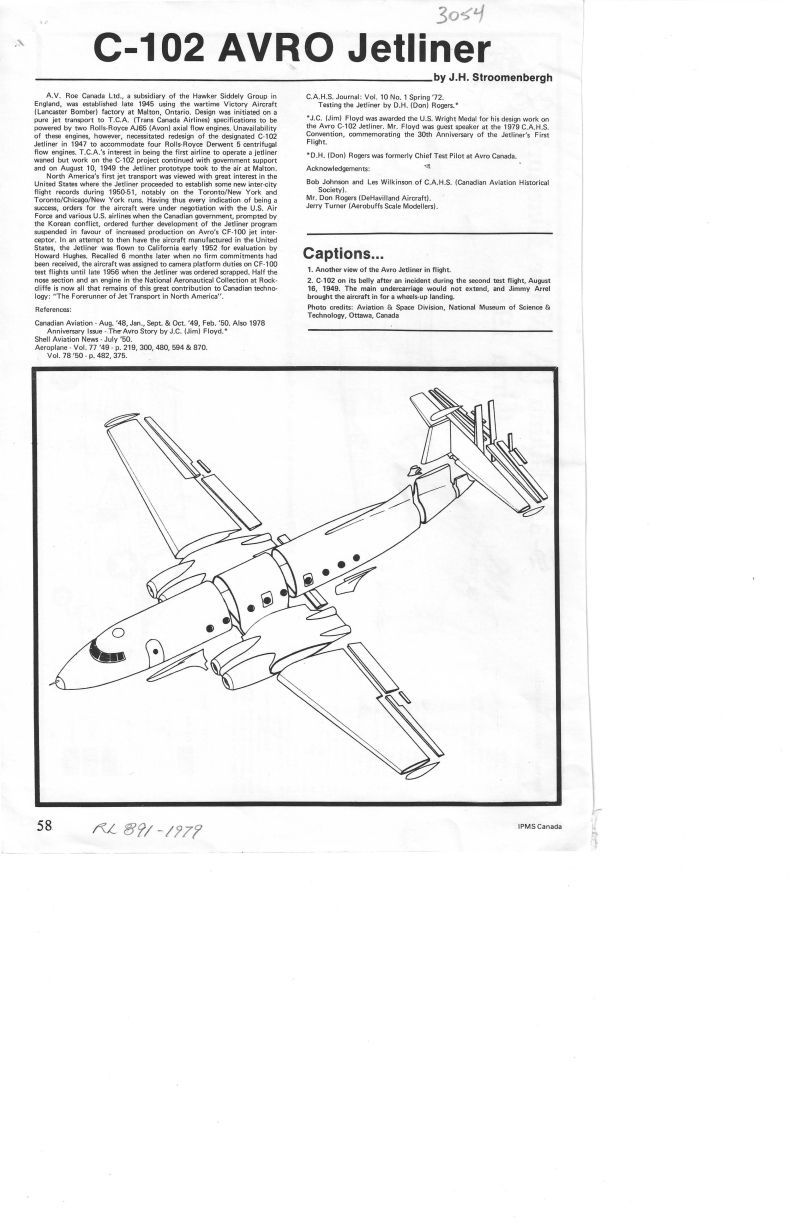 C-102 Avro Jetliner
