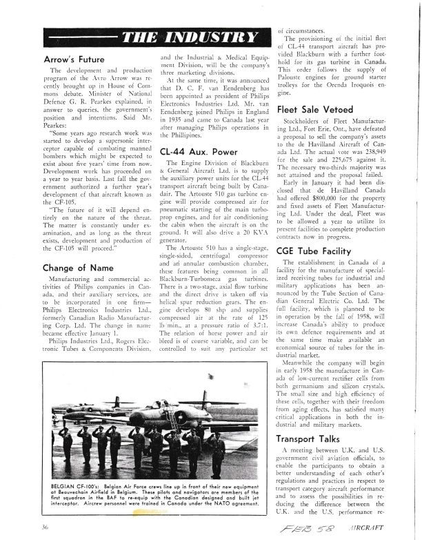 The Industry - Feb 1958