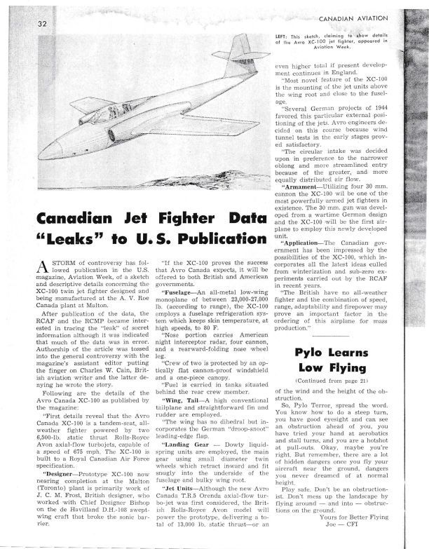 Canadian Jet Fighter Data "Leaks" to US Publication