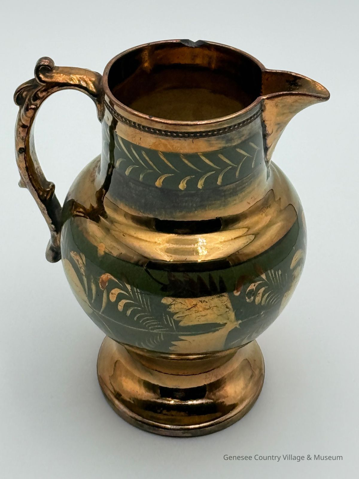 Copper Luster Pitcher