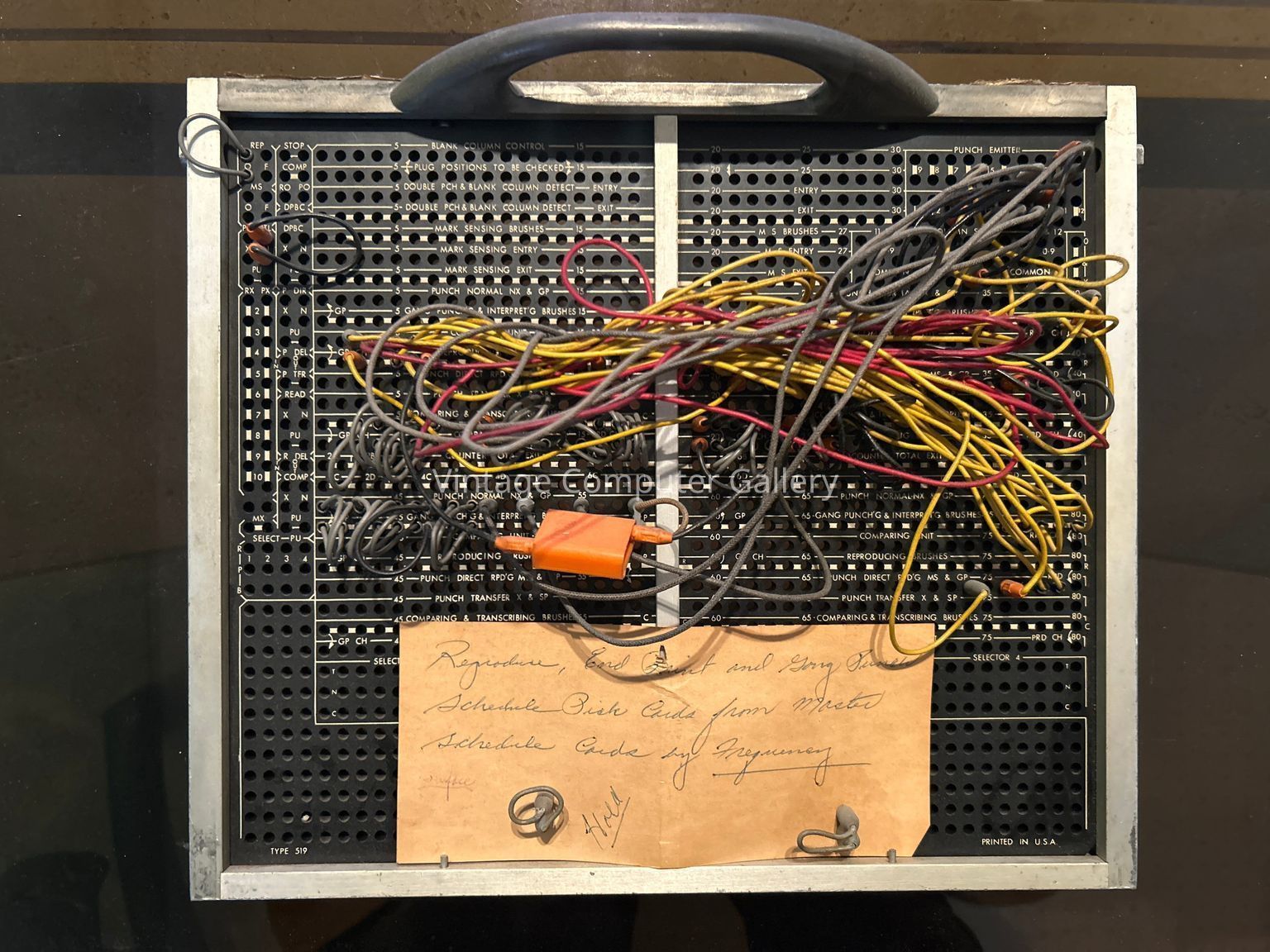 1951- IBM 557 - Plug Board (1/2024)