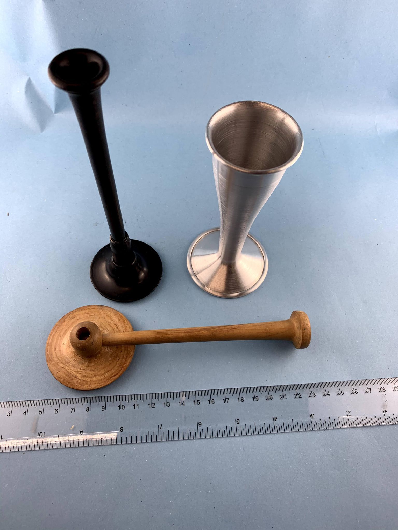 STETHOSCOPES, GROUP OF 3 including 2 FETAL STETHOSCOPES