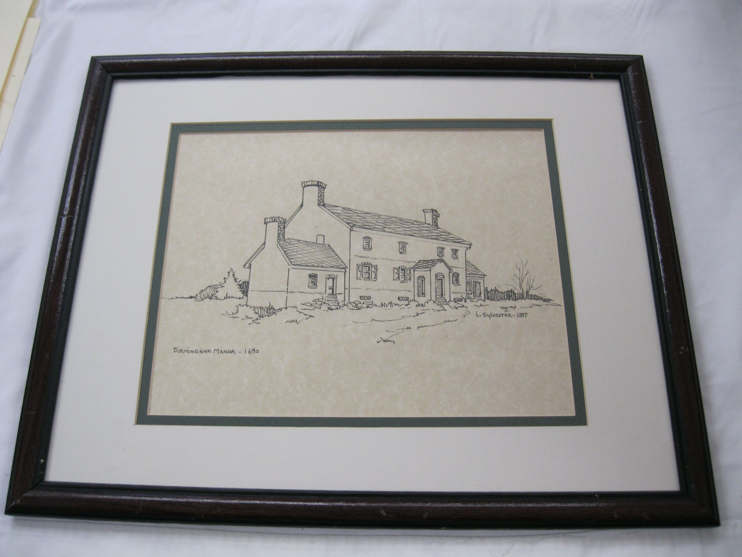 Birmingham Manor--1690, Drawing