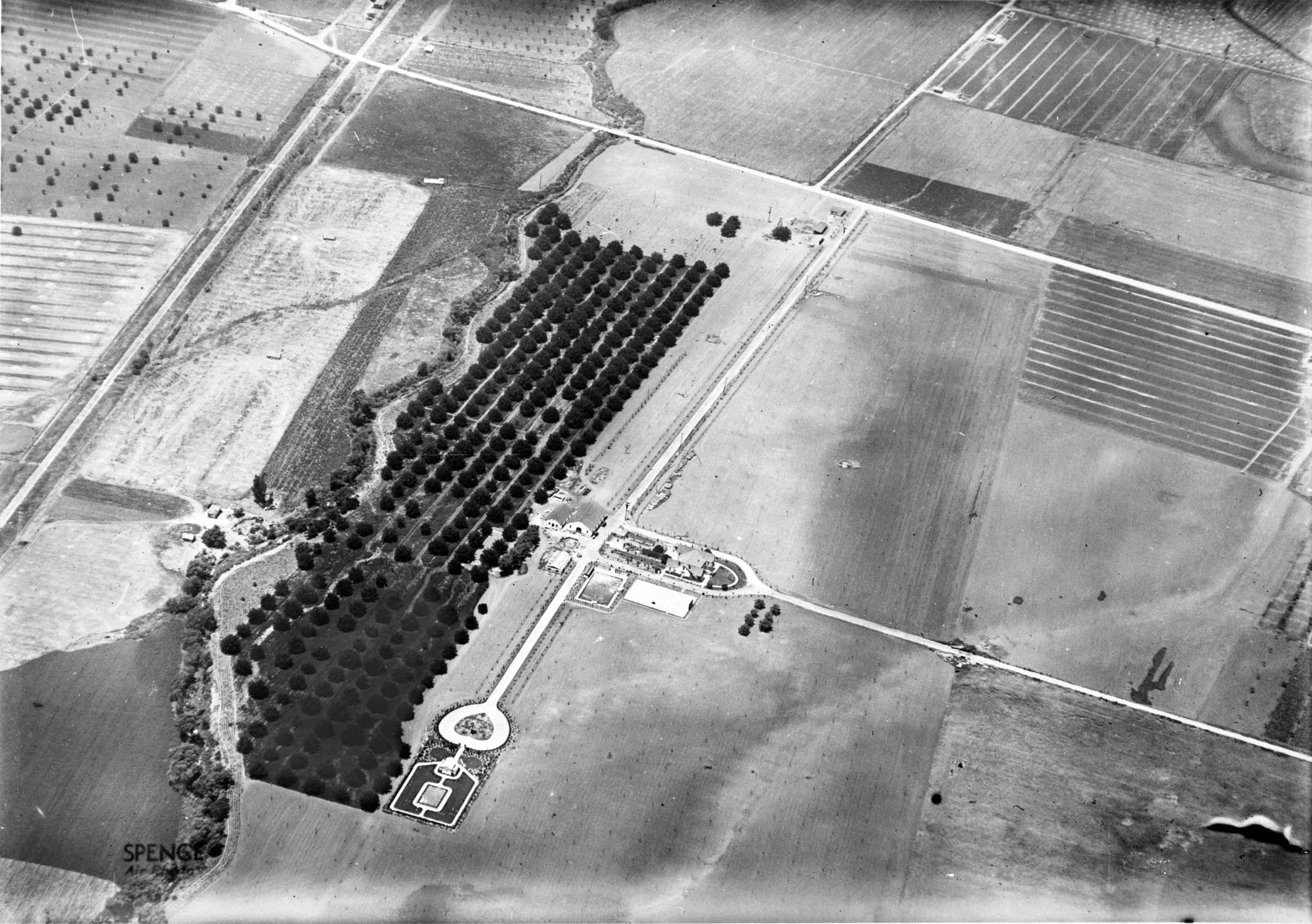 AERIAL VIEW OF THE HOMESTEAD SITE, CA. 1921