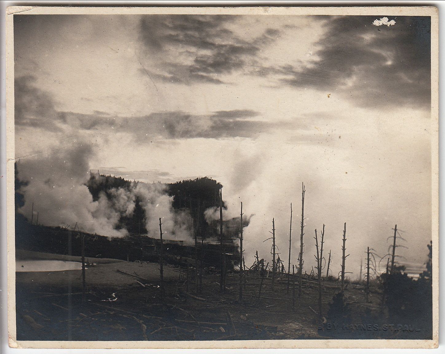Photos-Haynes-Juniors-13008-Norris Basin by Moonlight / Norris Geyser ...