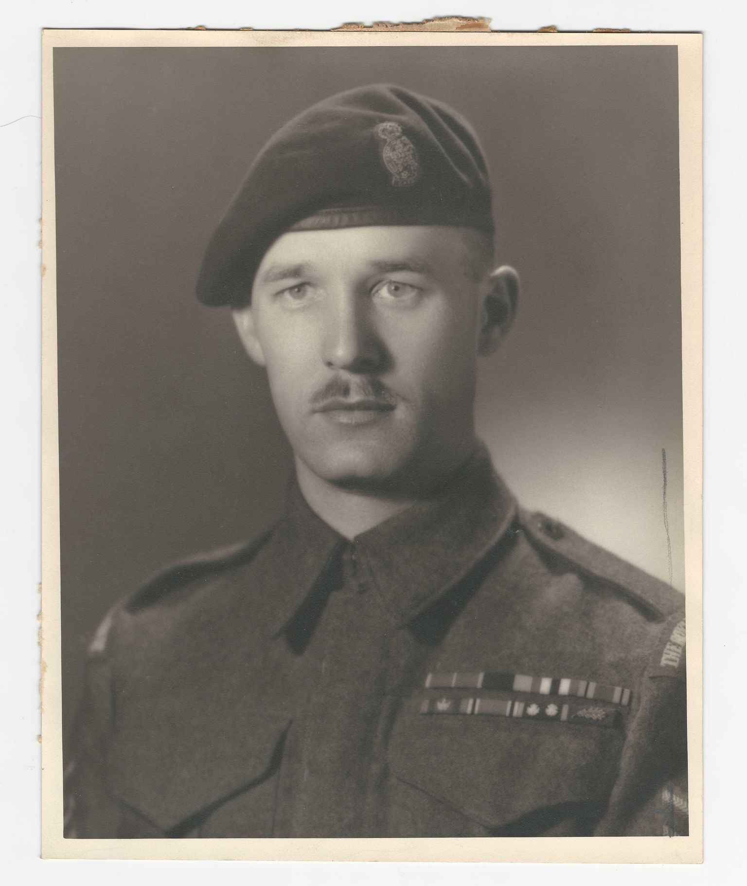 Portrait - RSM James A. Mitchell, MBE