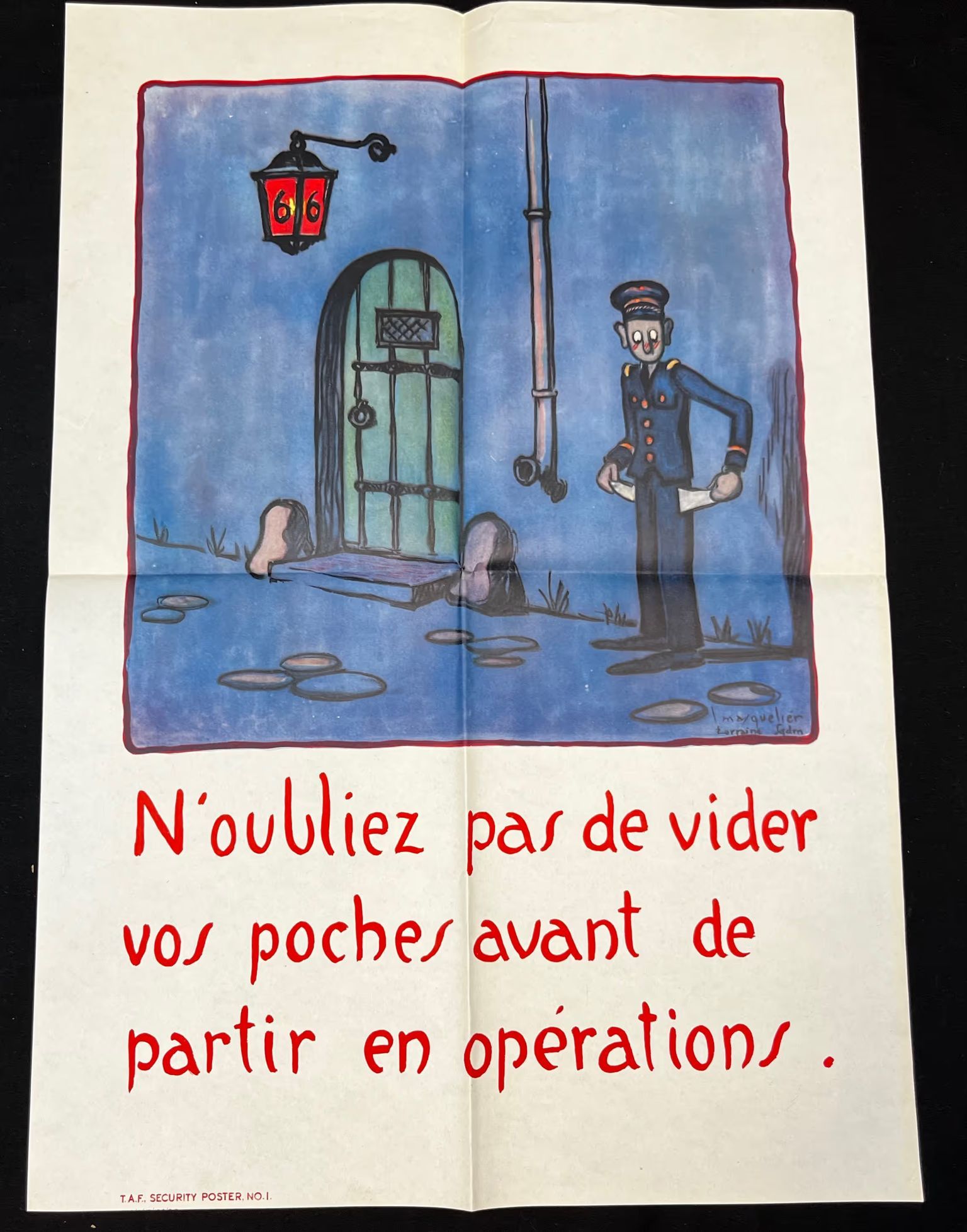 Security Poster, WW2