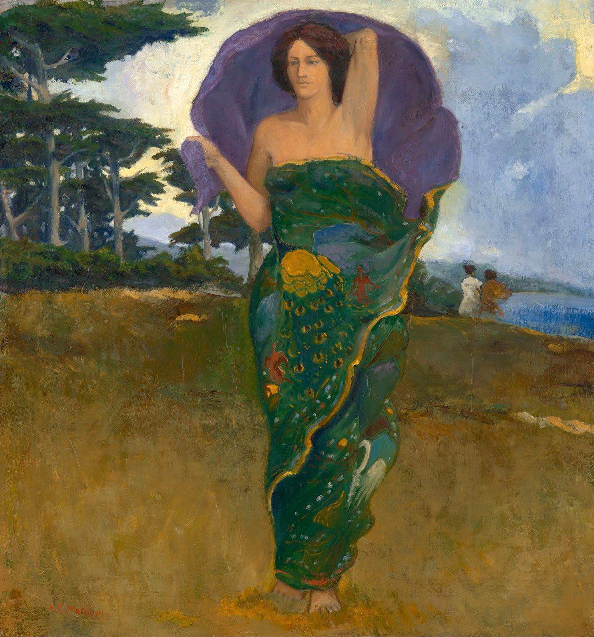 Crocker Art Museum - Art - Natalie Holmann at Monterey by Arthur Frank ...