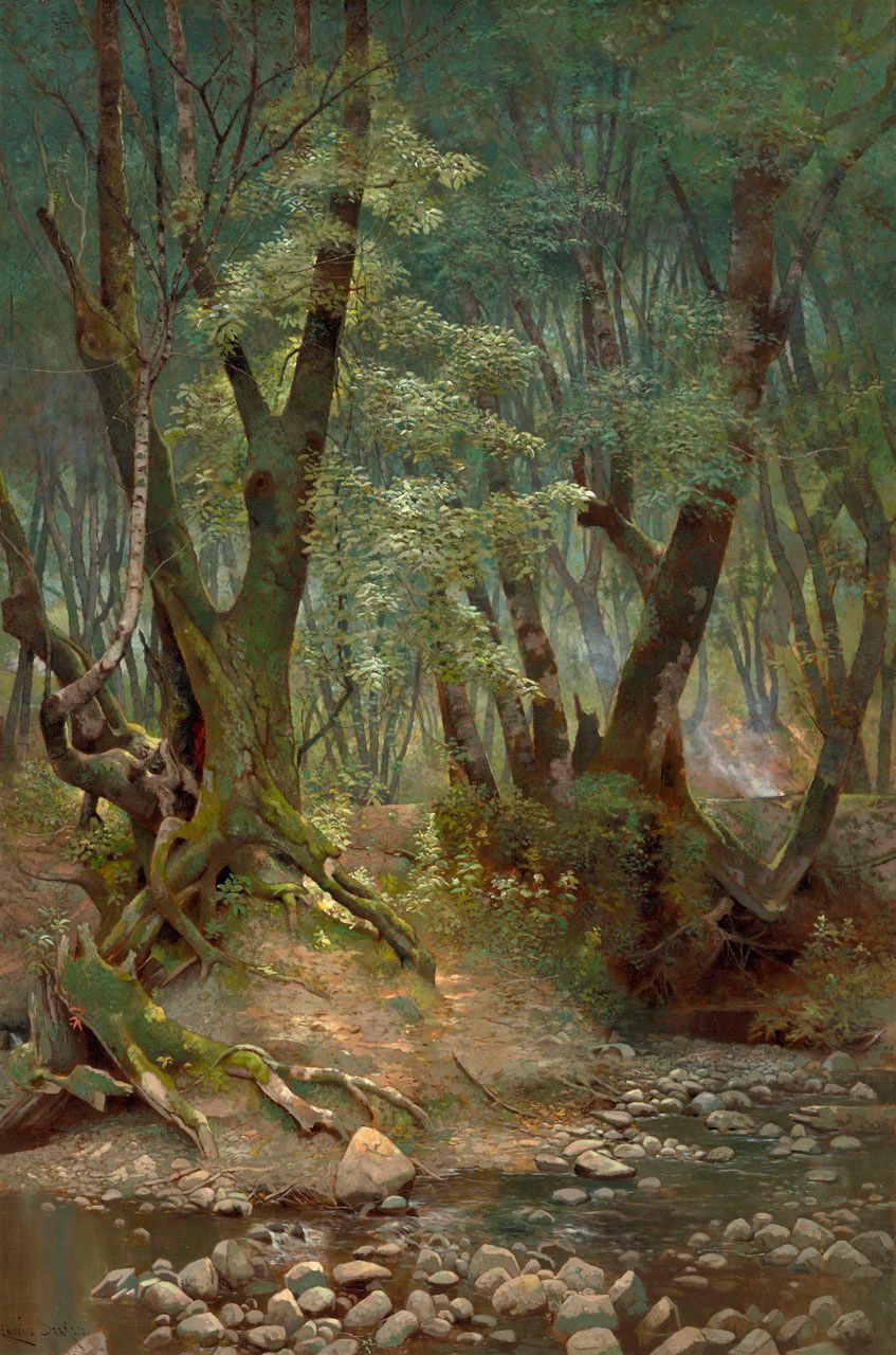 Crocker Art Museum - Art - Strawberry Creek by Edwin Deakin | Crocker ...