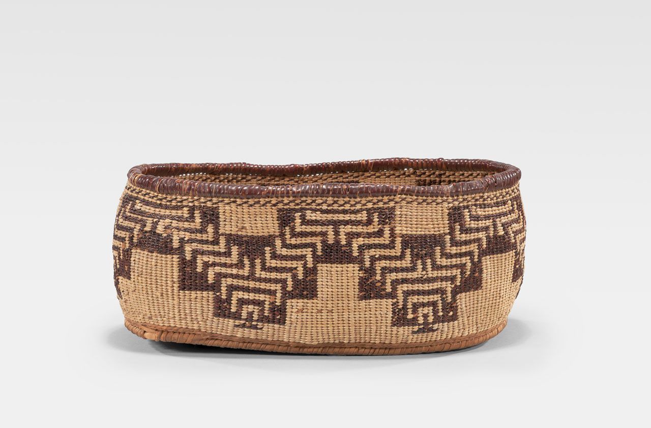 Crocker Art Museum - Art - Twined Basket by Atsugewi (20th century ...