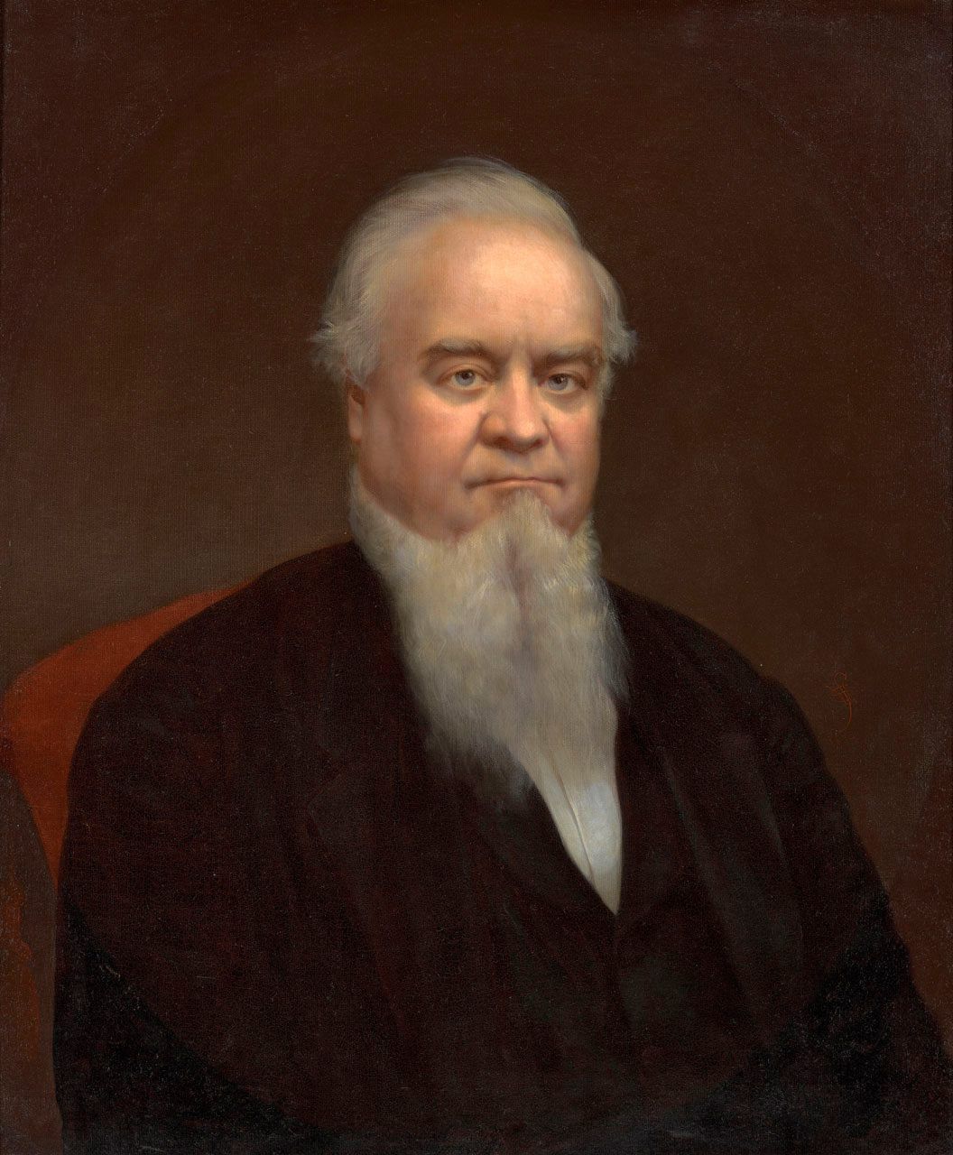 Crocker Art Museum - Art - Portrait of Judge E. B. Crocker by Stephen ...