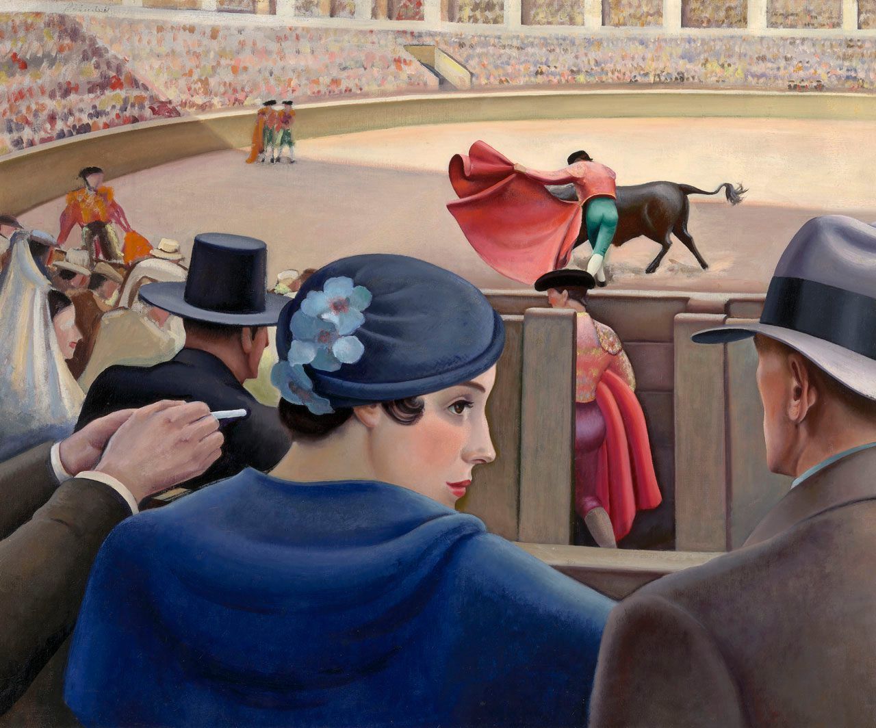 Crocker Art Museum - Art - The Bull Fight by Edna Reindel | Crocker Art ...