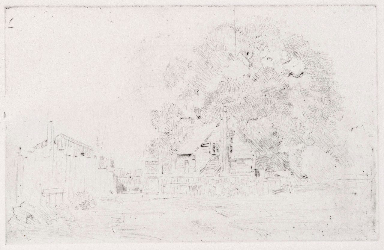 Crocker Art Museum - Art - Farm Buildings by Percy Gray | Crocker Art ...