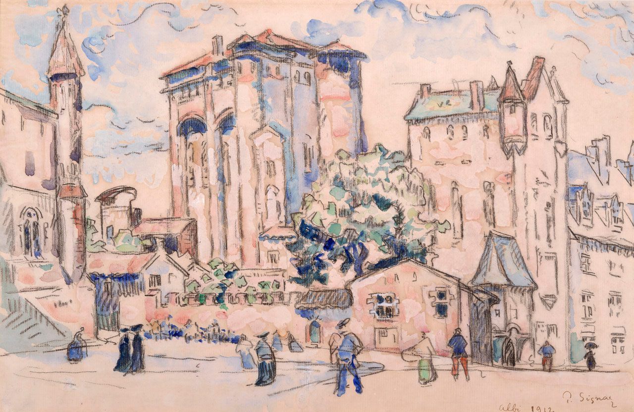 Crocker Art Museum - Art - Albi by Paul Signac | Crocker Art Museum