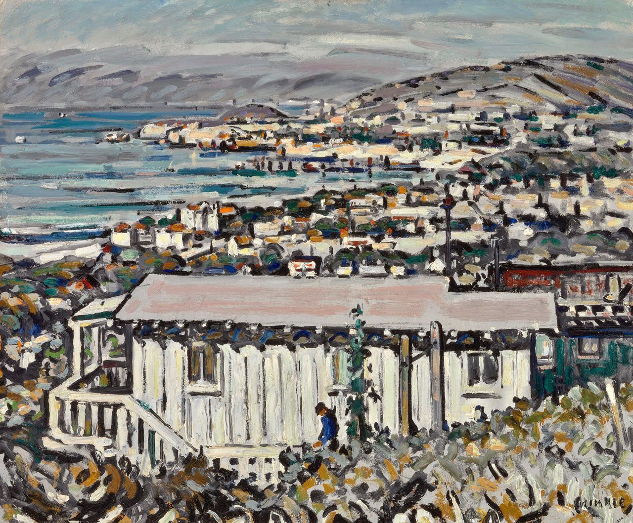 Crocker Art Museum - Art - Overlooking Laguna by Clarence K. Hinkle ...