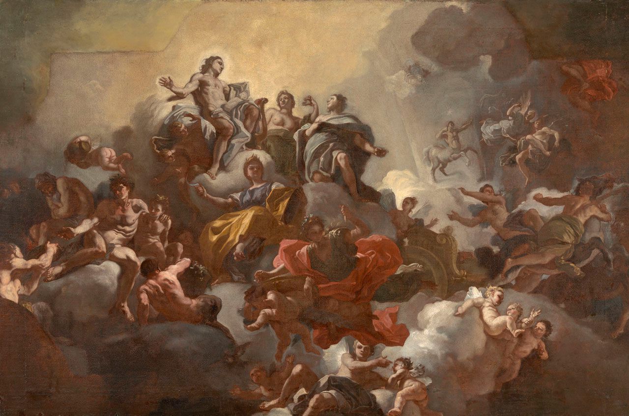 Crocker Art Museum - Art - Apollo and Phaeton by Francesco Solimena ...