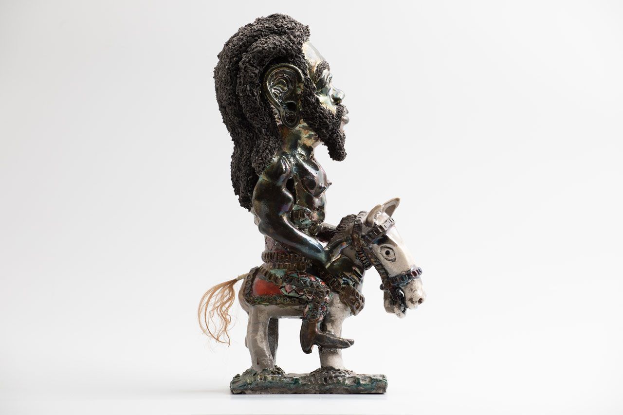 Crocker Art Museum - Art - Equestrian Black Samson by Akinsanya Kambon | Crocker Art Museum