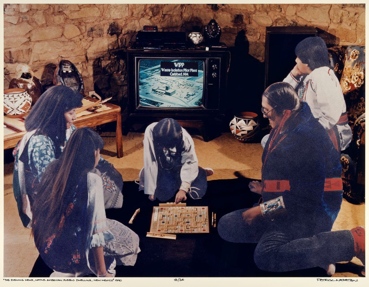 Crocker Art Museum - Art - The Evening News, Native American Pueblo ...