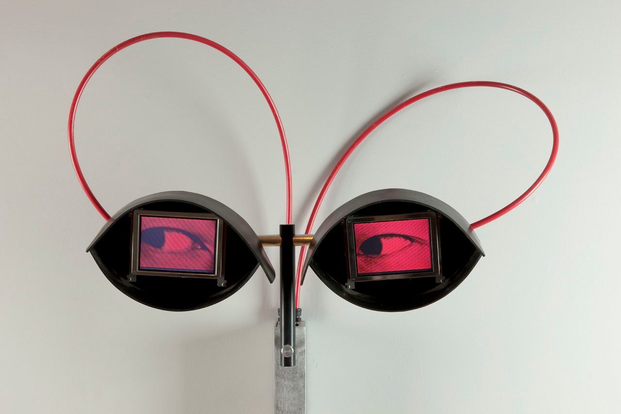 Crocker Art Museum - Art - Neo Watcher V by Alan Rath | Crocker Art Museum