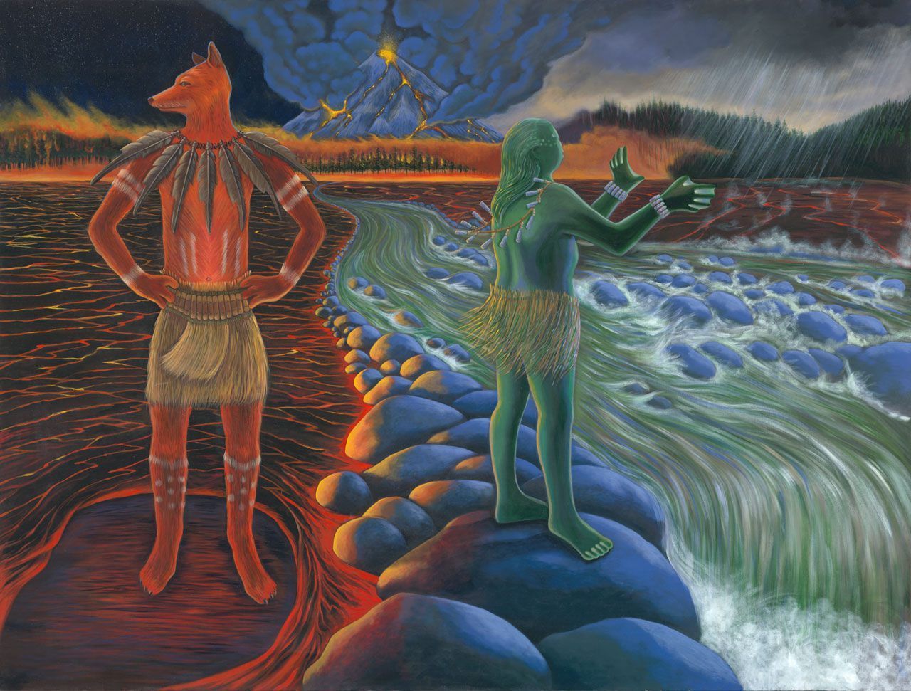 Crocker Art Museum - Art - Welgatim's Song by Judith Lowry | Crocker ...