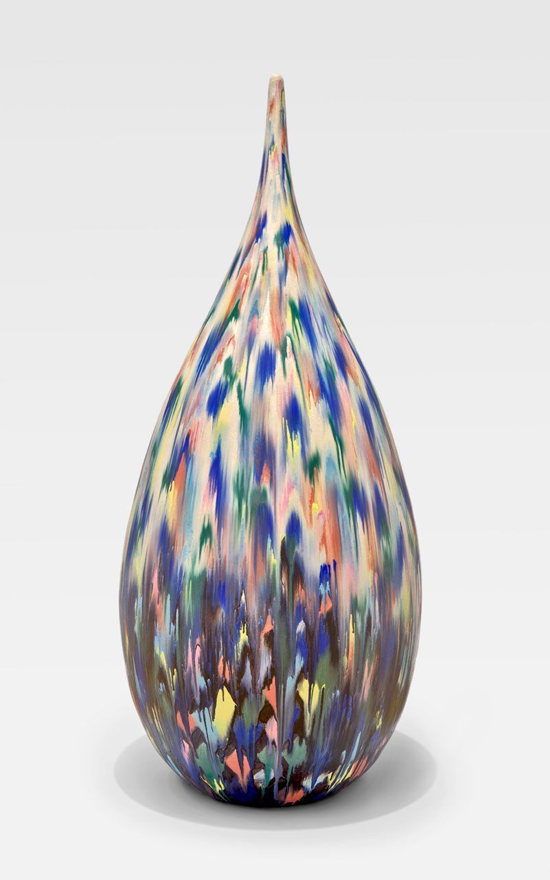 Crocker Art Museum - Art - Teardrop, Multi-Color on White #3 by Mineo ...
