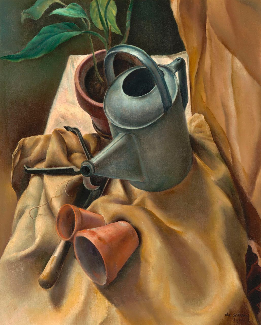 Crocker Art Museum - Art - Untitled (Still Life with Pots, Watering Can ...