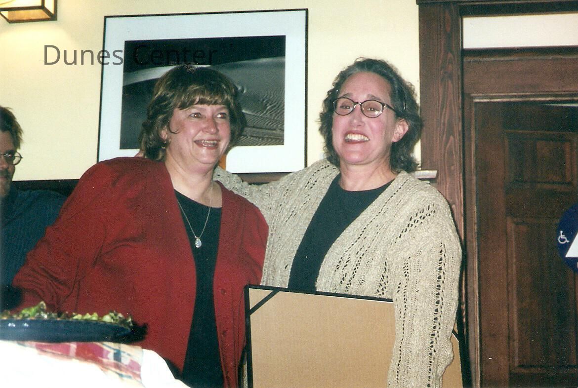 Nancy Robins by R - Karen Wood Retirement Party March 2001; Karen Wood