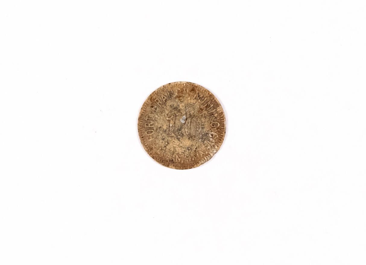 Fort Branch Mining Company Scrip, 10 cents