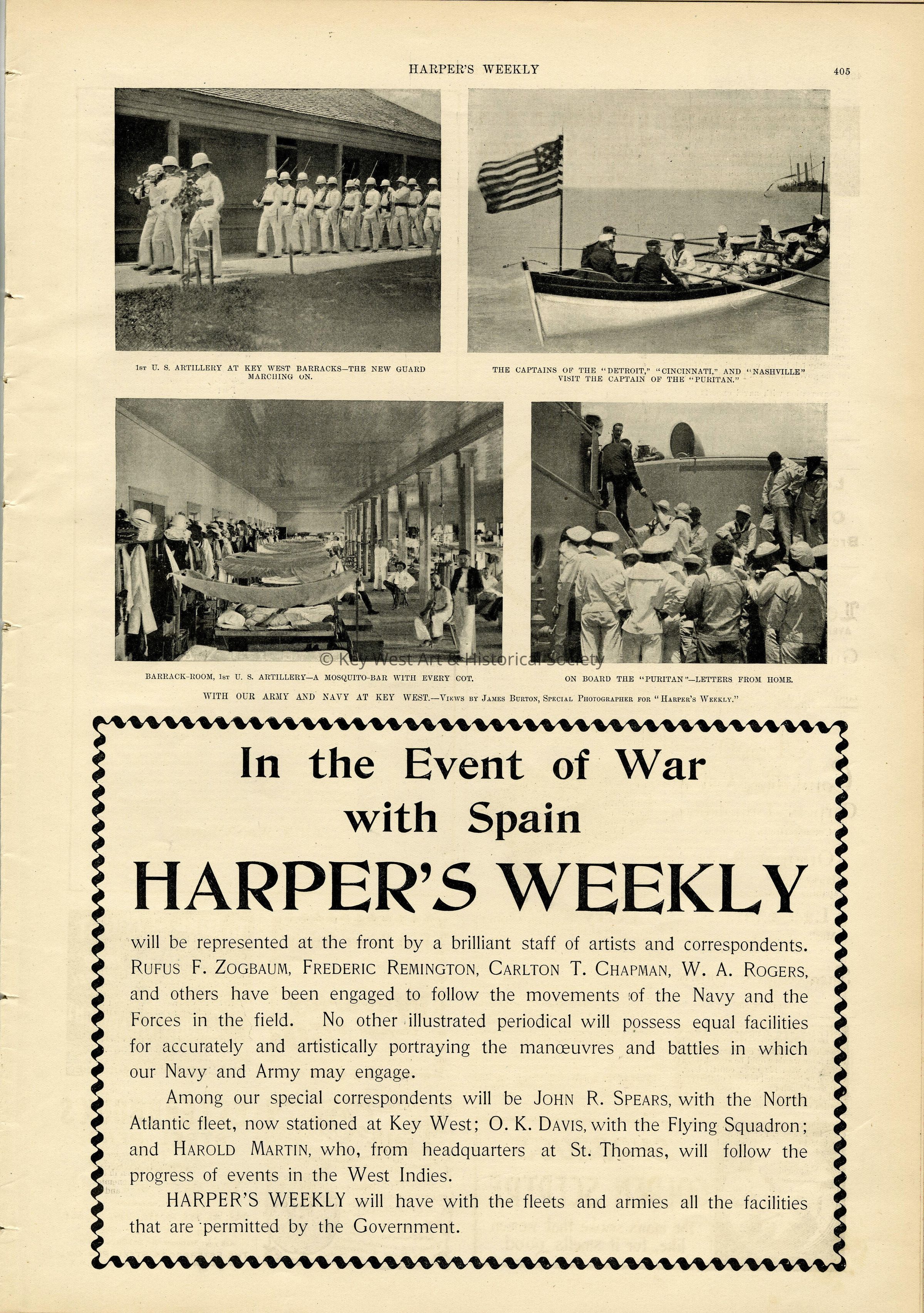 Harper's Weekly, April 23, 1898
