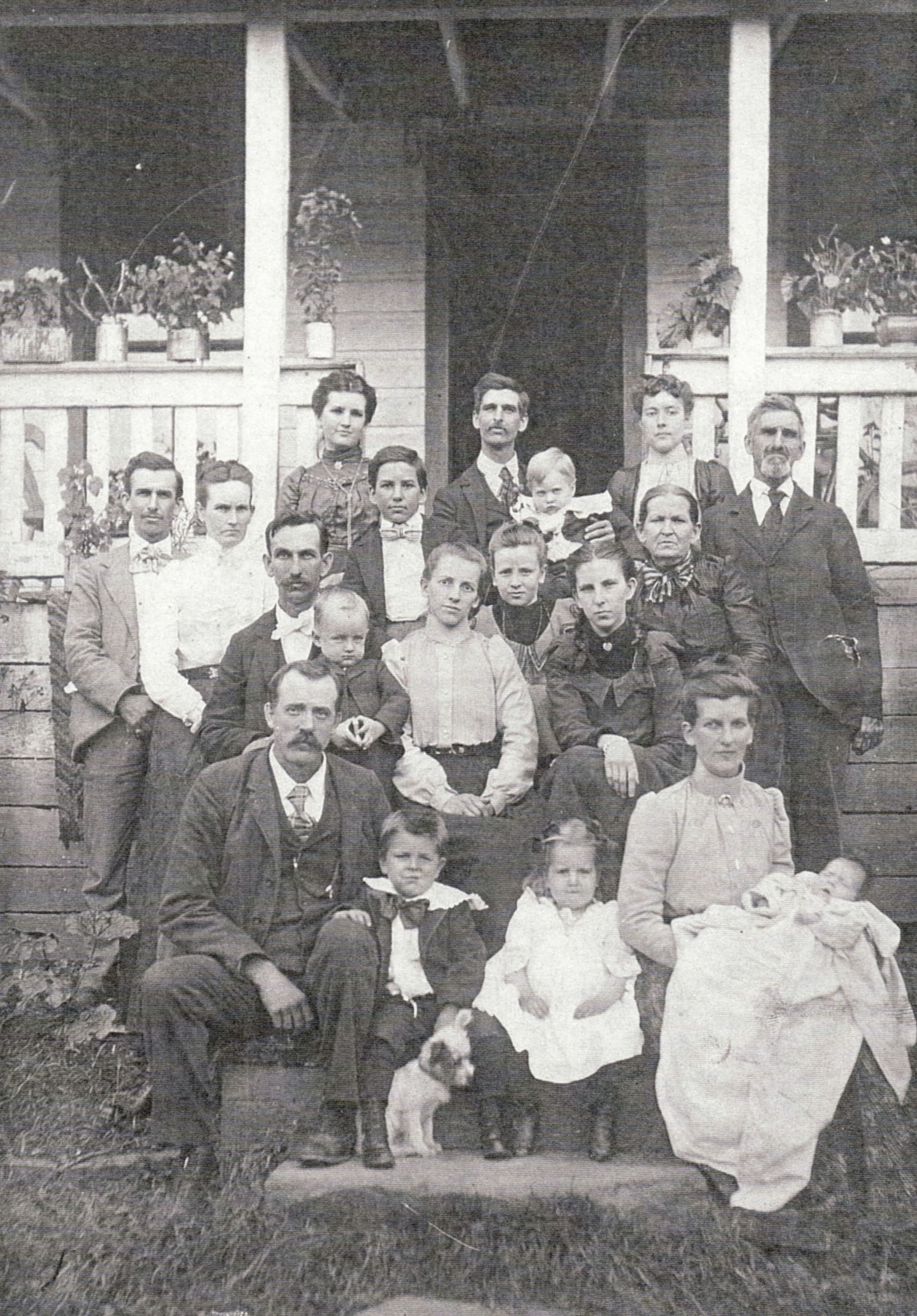 Family of John Isaac Watson and his wife, Sarah Louisa (Baker) Watson
