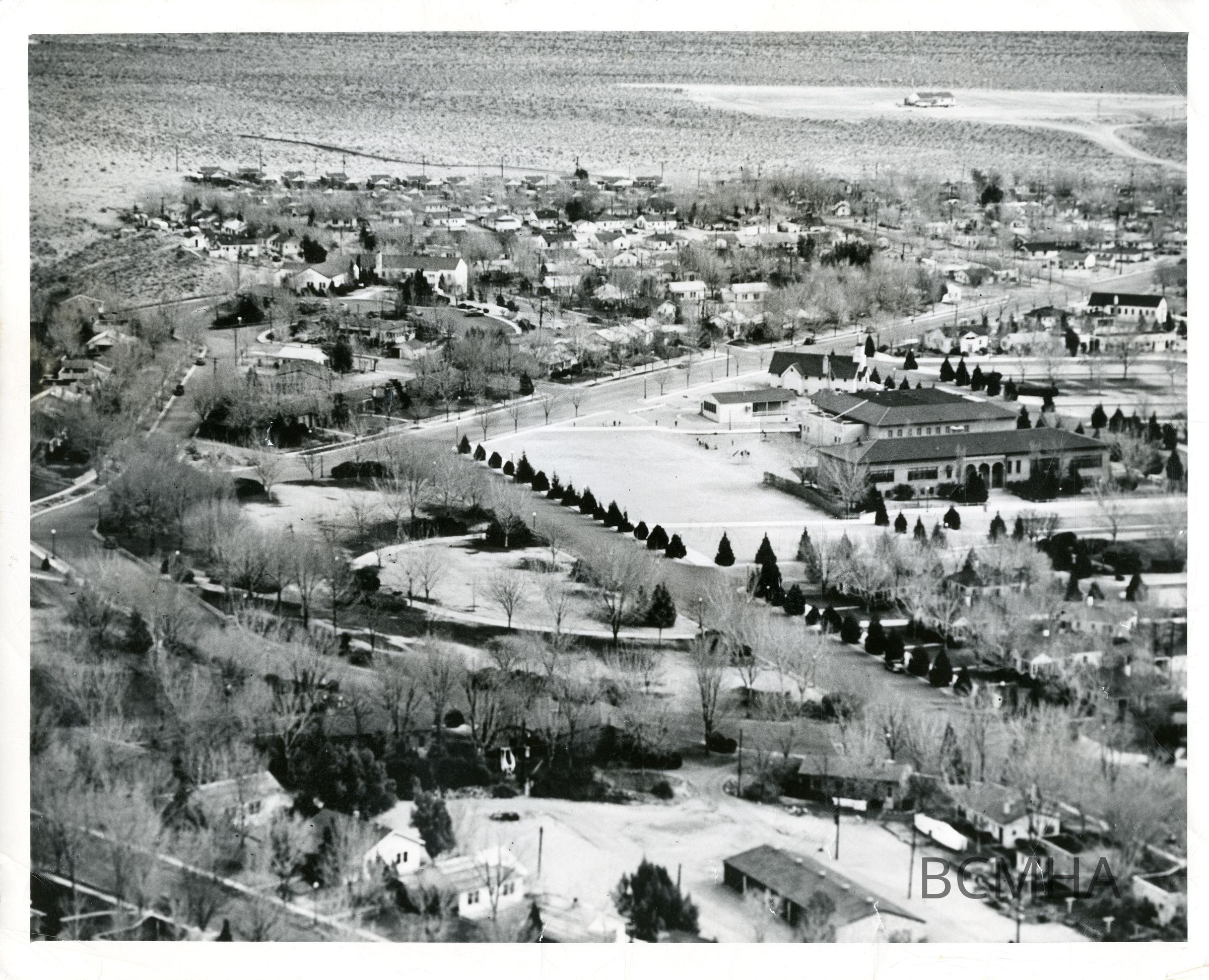 Boulder City aerial view