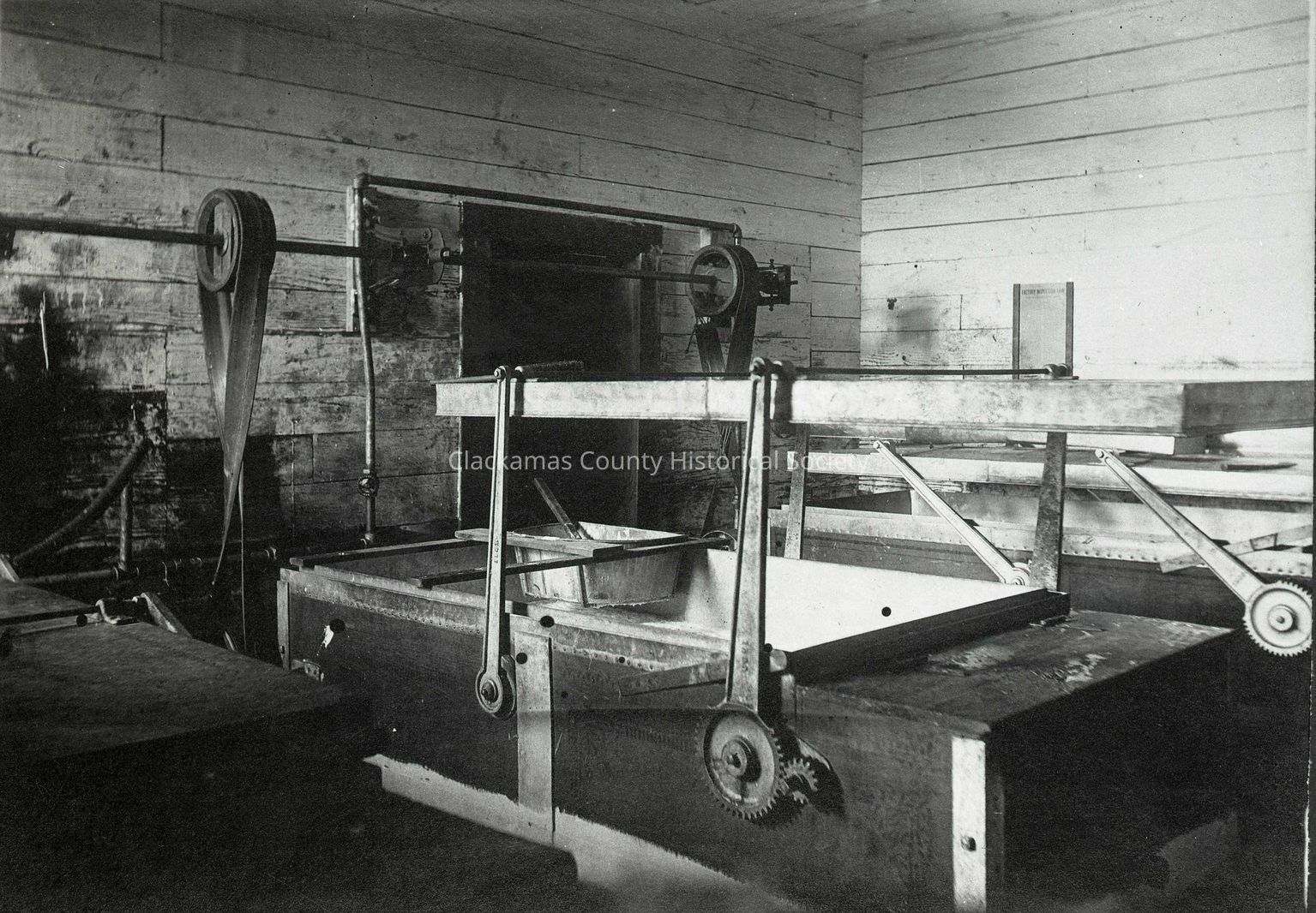 Clear Creek Creamery 1908 - Interior - Carver, Oregon