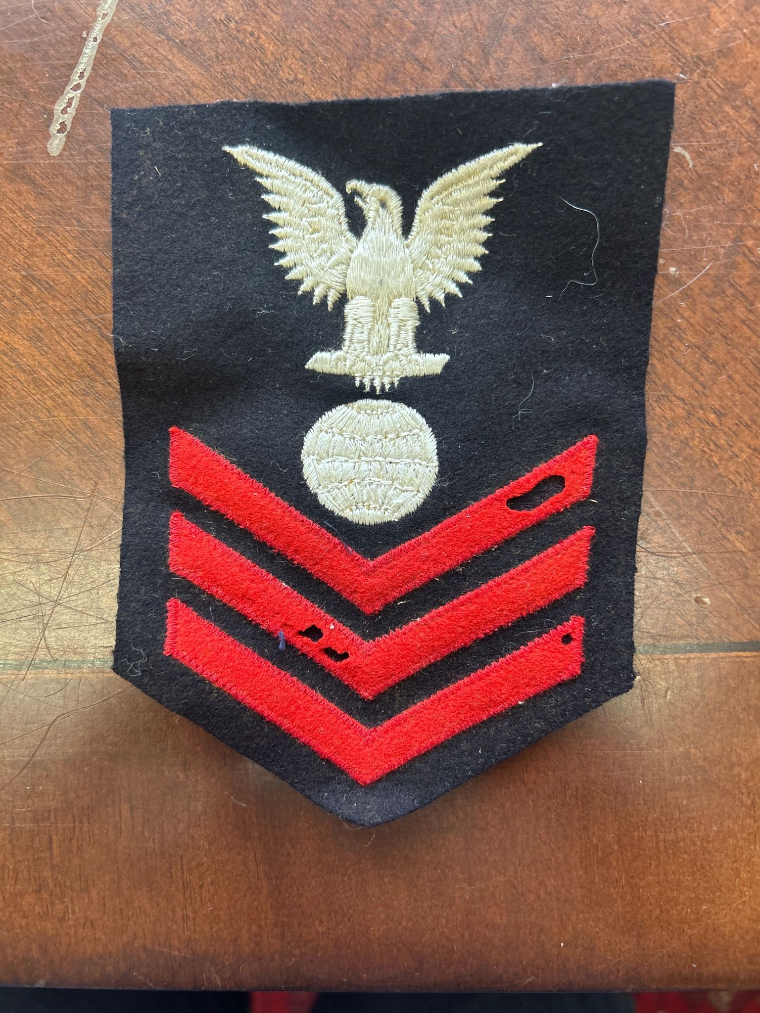 Naval Submarine Uniform Blue Patch
