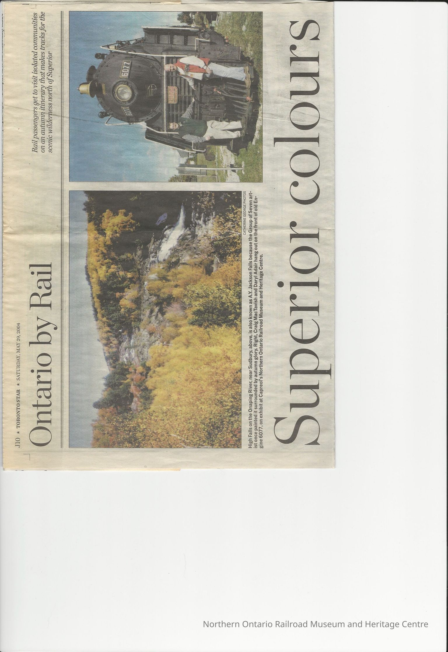 "Superior Colours" in The Toronto Star on May 29, 2004