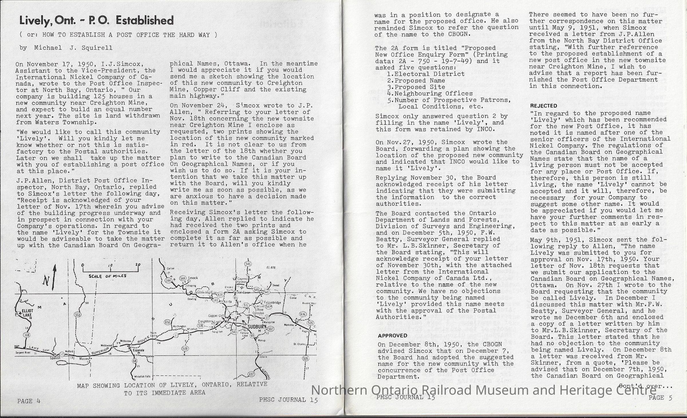 The Postal History Society of Canada Journal: Twenty-Fifth Anniversary ...